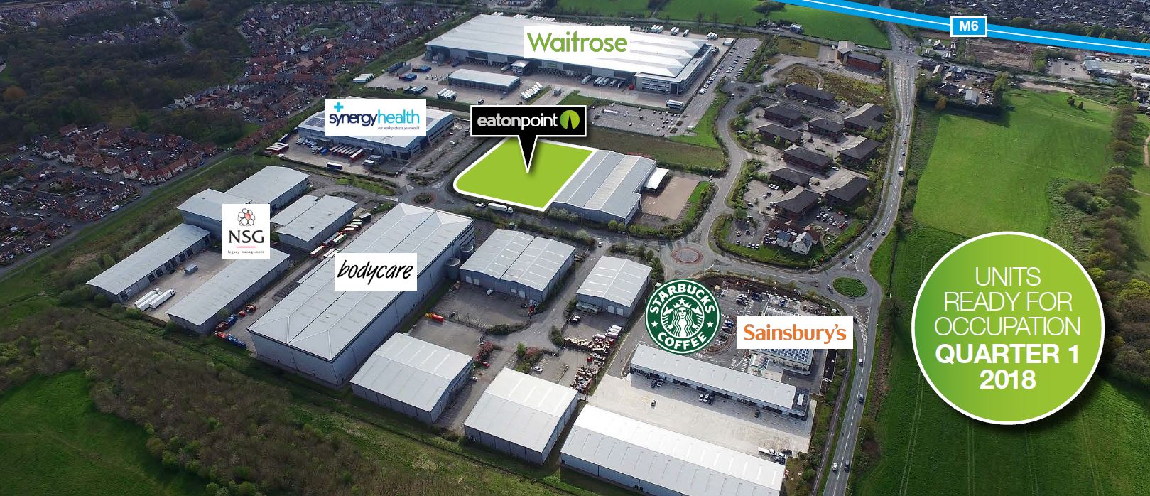 New industrial units for sale, Matrix Park, Chorley