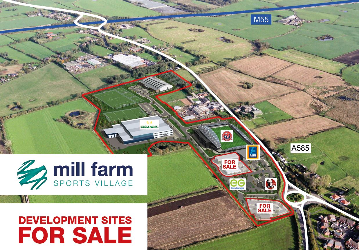 Mill Farm Sports Village, Development Sites for Sale